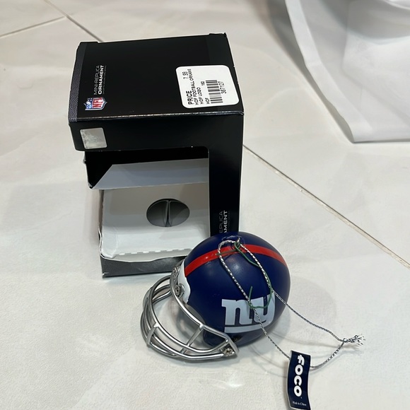 NFL | Holiday | Hall Of Fame Replica Ny Giants Football Helmet ...